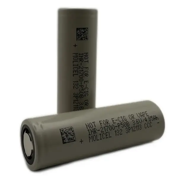 Shop Molicel P50B 21700 5000mAh 45A Rechargeable Battery | Cell-Supply NZ